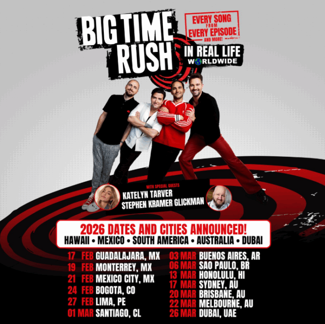 Big Time Rush anuncia conciertos en México 2026: Fechas, sedes y preventa de boletos - Mundo ...